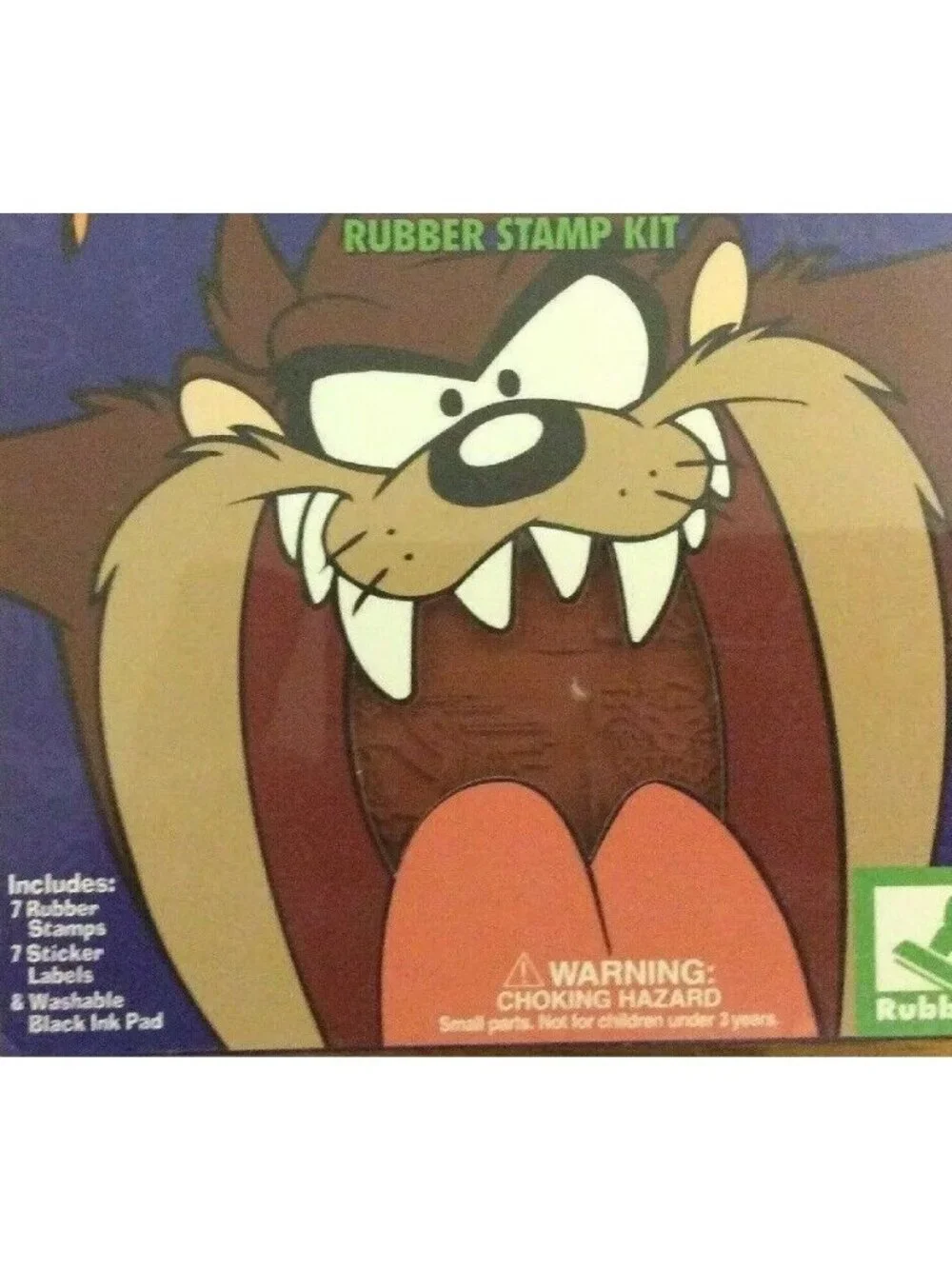 Rubber Stampede | Office | Vtg Rubber Stamp Kit Looney Tunes Tasmanian ...